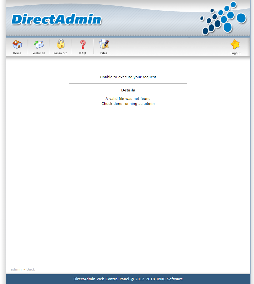 CSF link missing on direct admin panel | DirectAdmin Forums